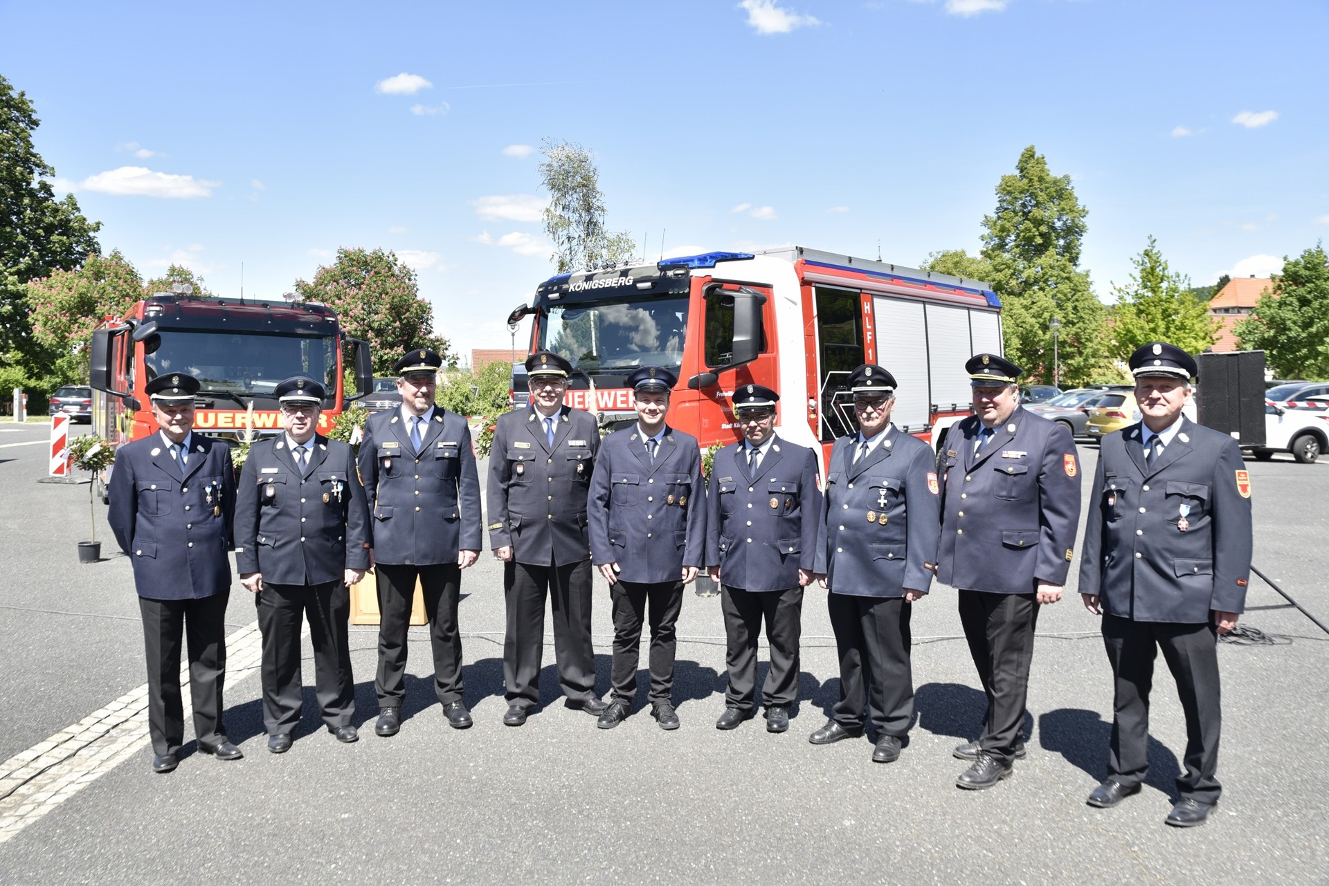 Feuerwehrfest Mit Fahrzeugweihe Freiwillige Feuerwehr K nigsberg